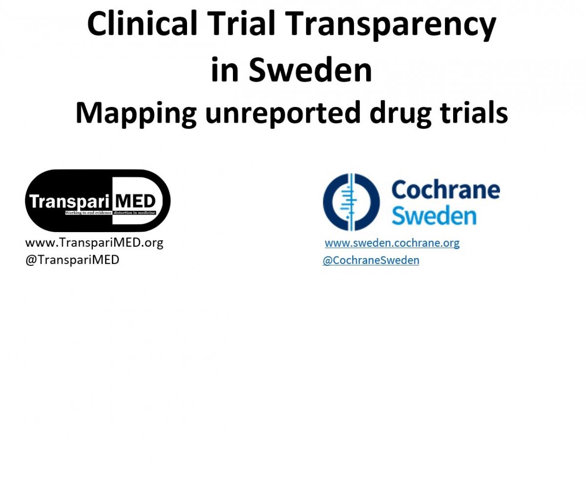 Results are missing for over 200 drug trials involving Swedish patients ...